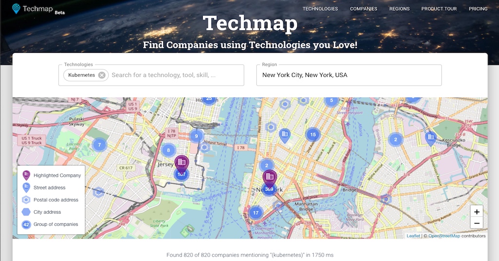 Techmap Launches Workplace Search Engine for Tech Talent Connection